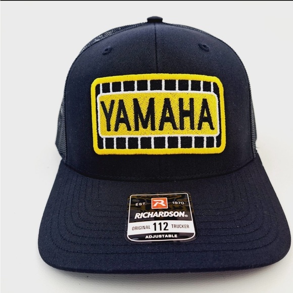 Yamaha | Accessories | Yamaha Black Cap With Yellow Logo | Poshmark